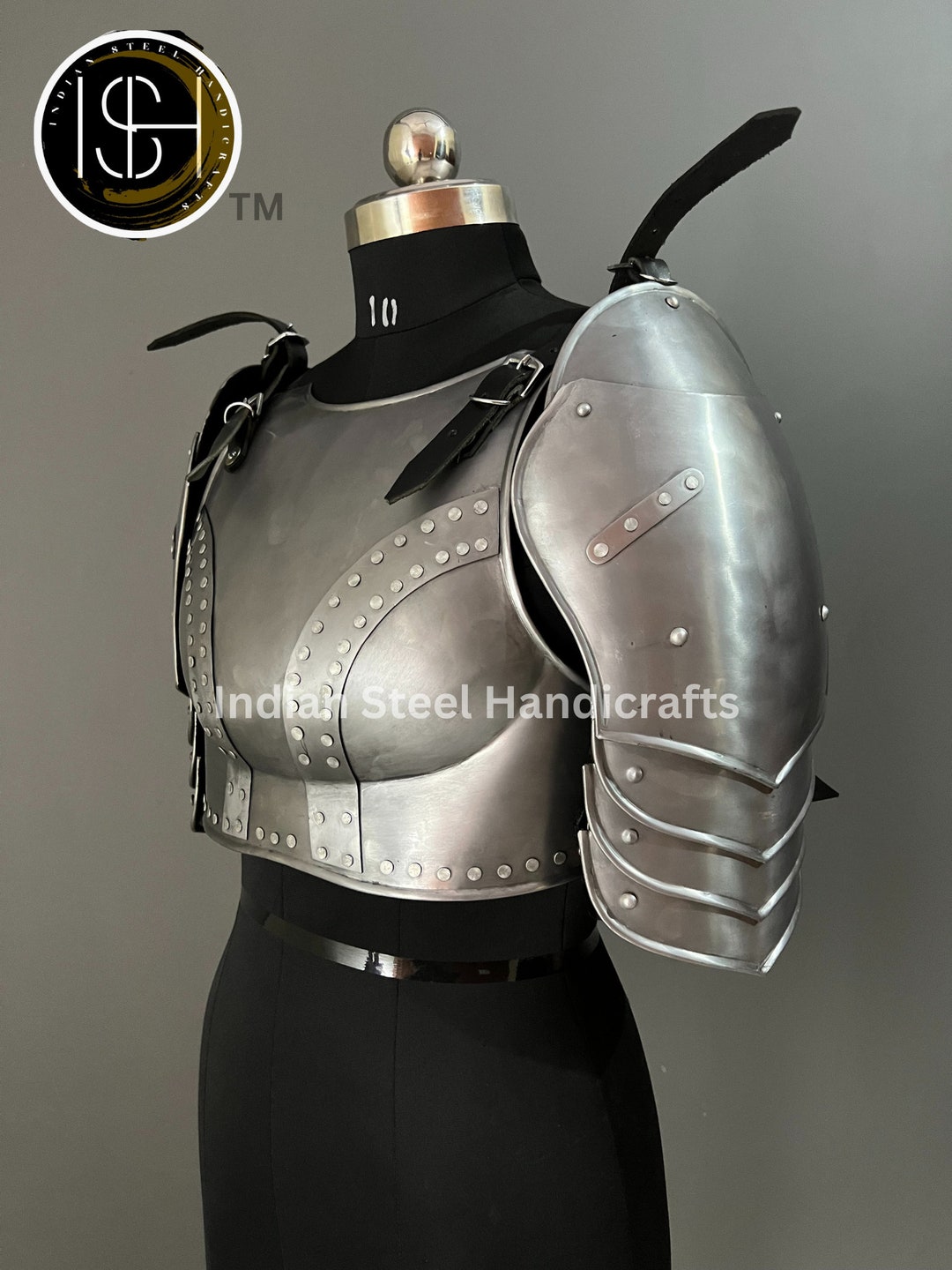 Steel Ciri Witcher Armor: Female Cosplay LARP Costume - Etsy