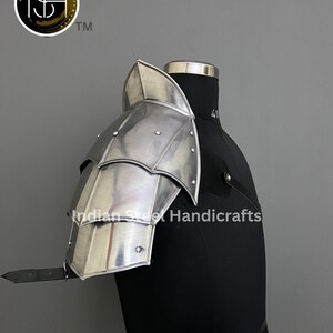 Medieval Knight Pauldron, LARP Armor, Cosplay Armor, Warrior Armour ...