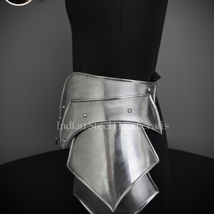 Steel Lady Armor: Medieval Knight Belt Costume - SCA LARP Cosplay - Etsy