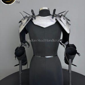 Medieval Knight Pouldron Gorget Armor, Bracers Armor, Larp Armor ...