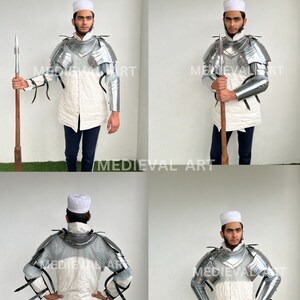 Medieval Gothic Pouldron, Bracer Armor, Metal Shoulder, Cosplay Armor ...