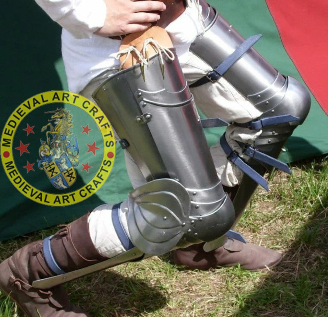 Knight Leg Guard Armor, Fully Functional Armor, Cosplay Armor, Sca ...