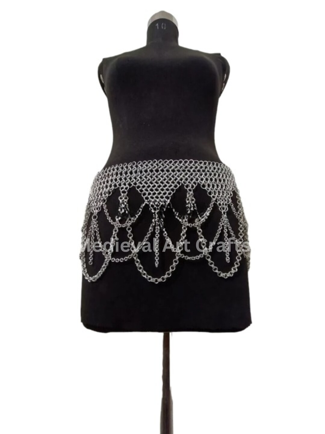 Chainmail Waist Belt/corset Belt, Jump Rings Hanging Layers Design ...