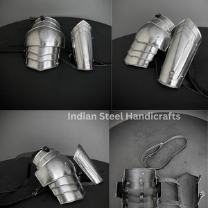 Medieval Knight Shoulder & Bracer Armor, Larp Armor,fantasy Armor ...