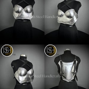 Steel Lady Cuirass Armor: Chainmail Skirt, LARP Cosplay Costume - Etsy