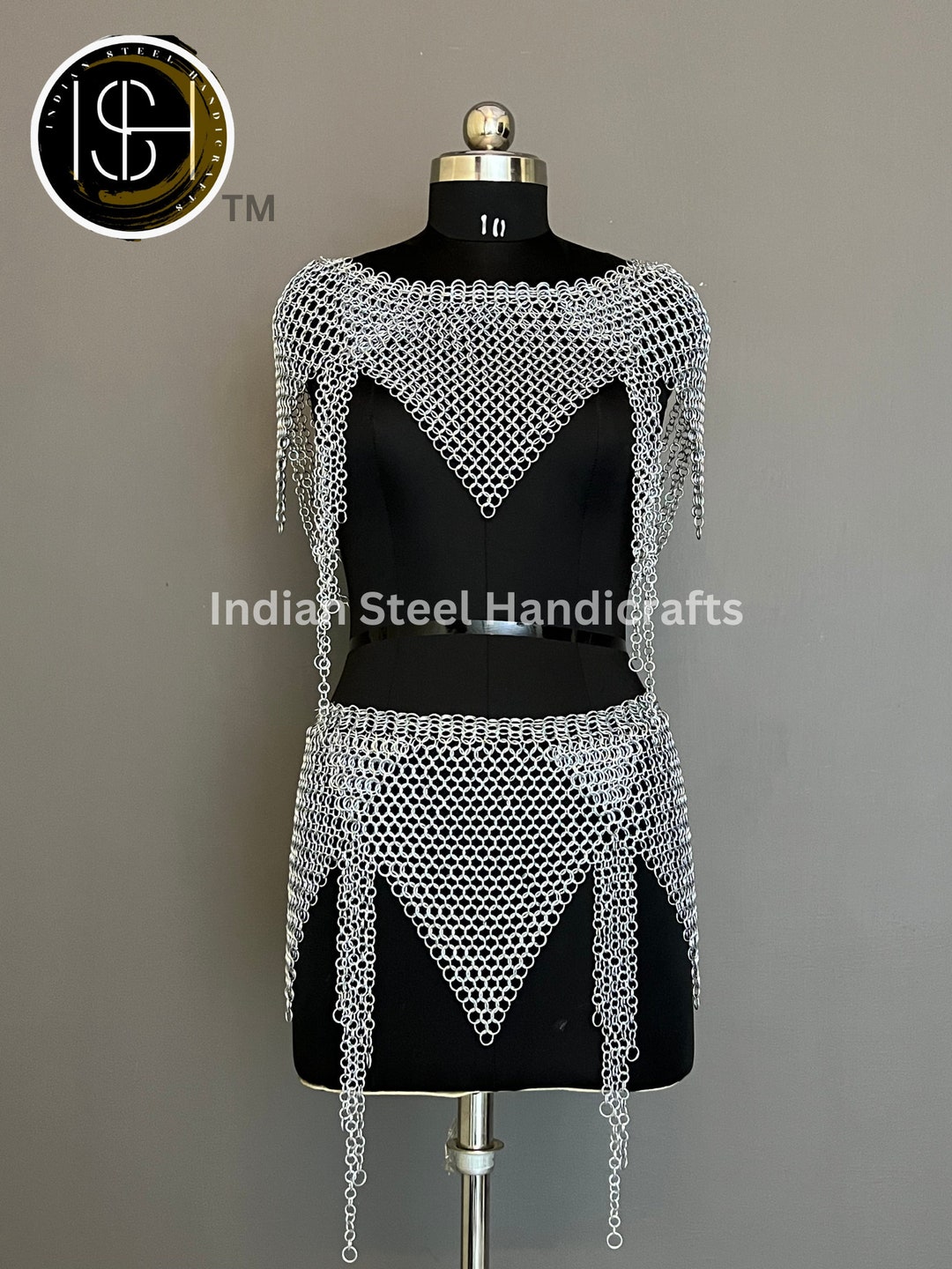 Handmade Chainmail Skirt Top: Viking Ren Faire Armor Costume - Etsy