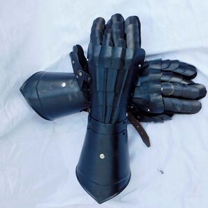 Knight Gauntlet Armor Antique Gloves Functional Finger | Etsy