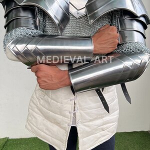 Medieval Gothic Pouldron, Bracer Armor, Metal Shoulder, Cosplay Armor ...