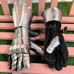 Medieval Knight Armor Gauntlets, Larp Armor, Functional Armour, Fantasy ...