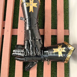 Medieval Knight Gauntlet, Larp Armor, Antique Gloves, Armor, Cospaly ...