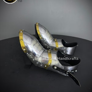 Medieval Knight Sabaton, Foot Armor Guard, Larp Wearable Armor, Cosplay ...