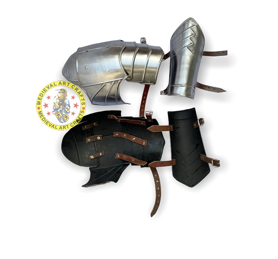 Medieval Gothic Pouldron&bracer Armor Metal Shoulder Cosplay - Etsy
