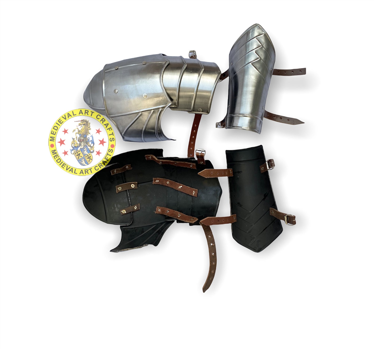 Medieval Gothic Pouldron&bracer Armor Metal Shoulder Cosplay - Etsy