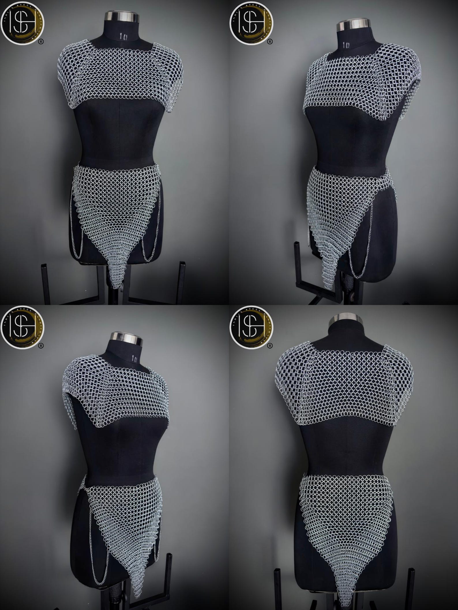 Brave Lady Knight Armor – Medieval Fantasy Costume for Cosplay & LARP ...