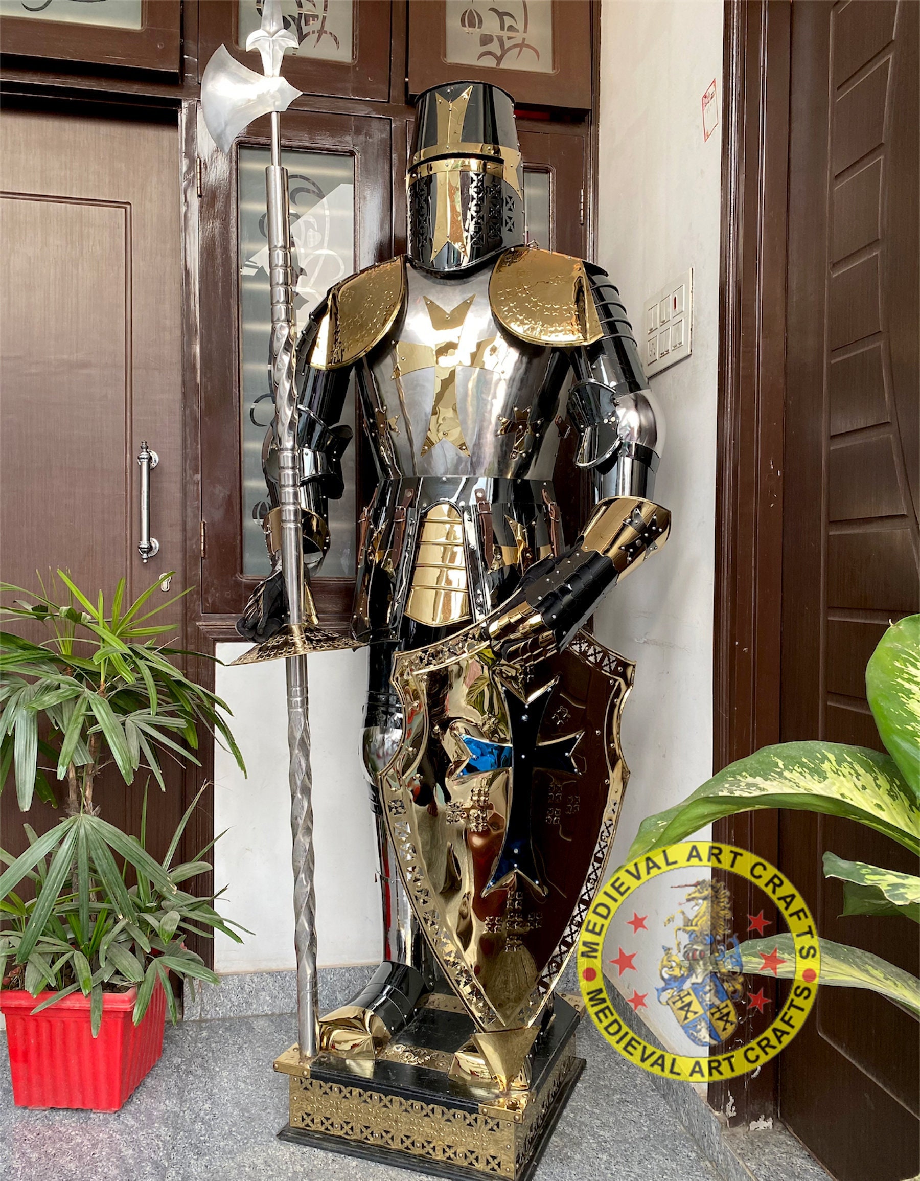 Knight Armor Suit Larp Armor Fantasy Armor SCA Armor - Etsy