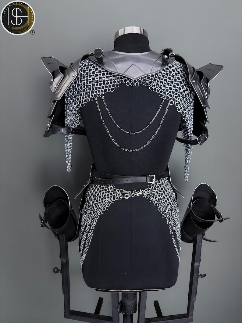 Women's Medieval Knight Armor: Steel Cuirass With Chainmail - LARP ...