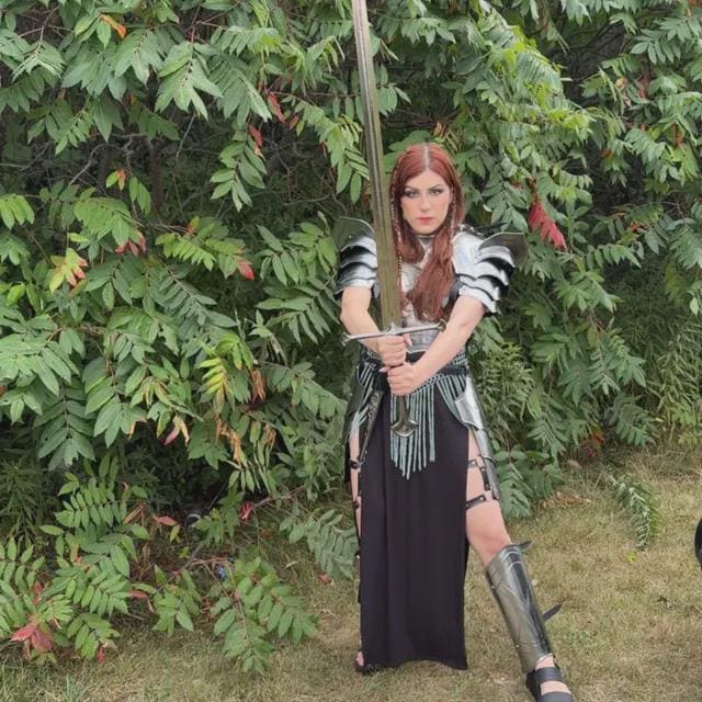 Brave Lady Knight Armor, Breast Armor, Medieval Fantasy Costume for ...