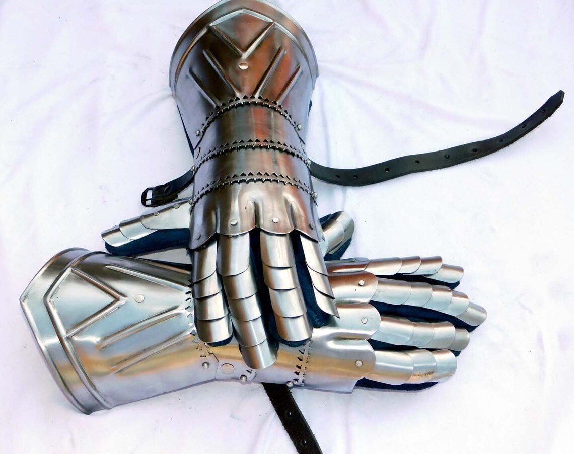 Gothic Gauntlet Armor Gloves Armor Fully Functional Finger - Etsy