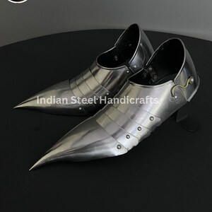 Medieval Knight Steel Sabaton Armor: Cosplay LARP Foot Guard - Etsy