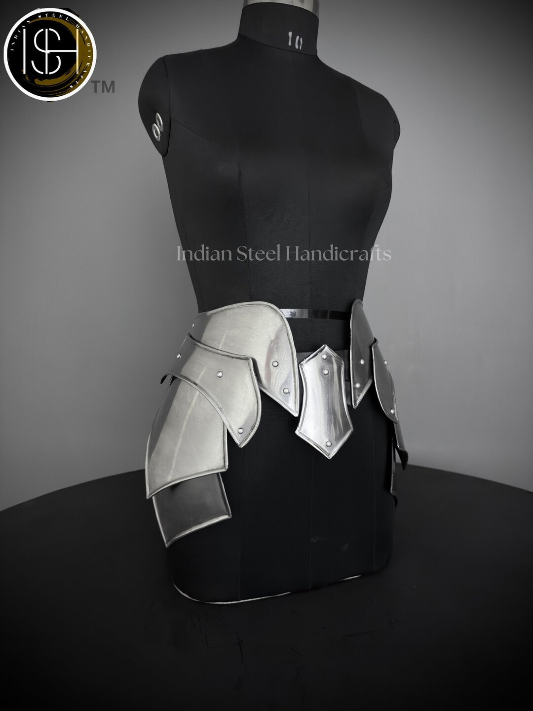 Steel Lady Armor: Medieval Knight Belt Costume - SCA LARP Cosplay - Etsy