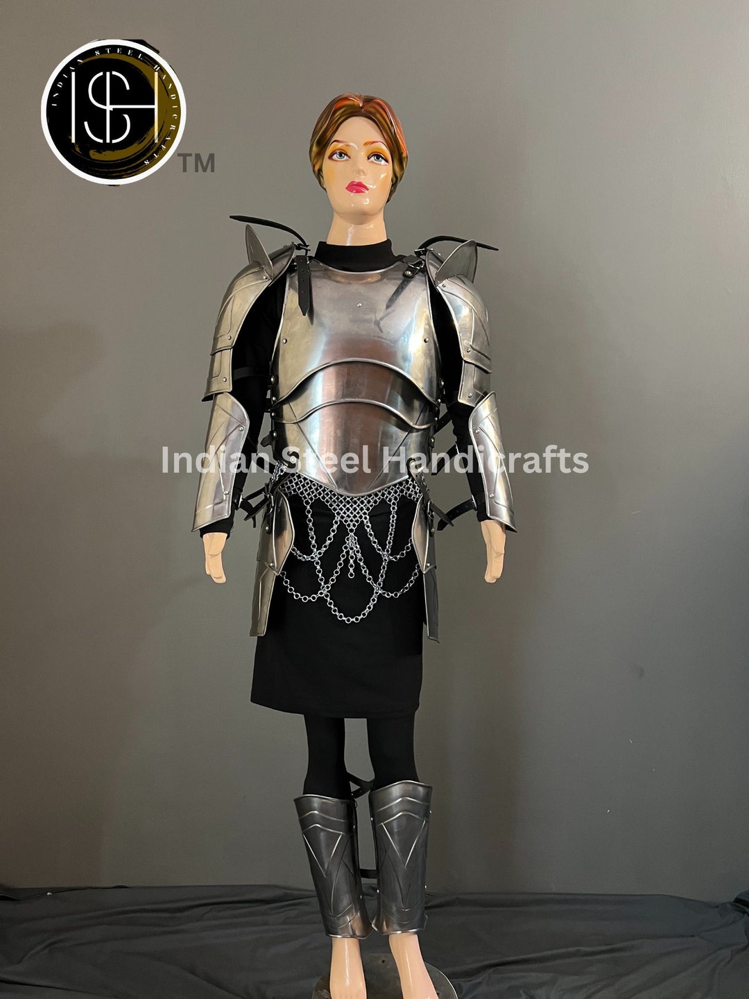 Medieval Knight Lady Armor, Fantasy Female Armor Costume, Cosplay, Larp ...