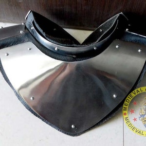 Knight Gorget Armor, Neck Guard Armor, Cosplay, Sca, LARP, Halloween ...
