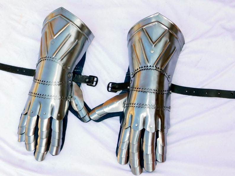 Gothic Gauntlet Armor Gloves Armor Fully Functional Finger | Etsy