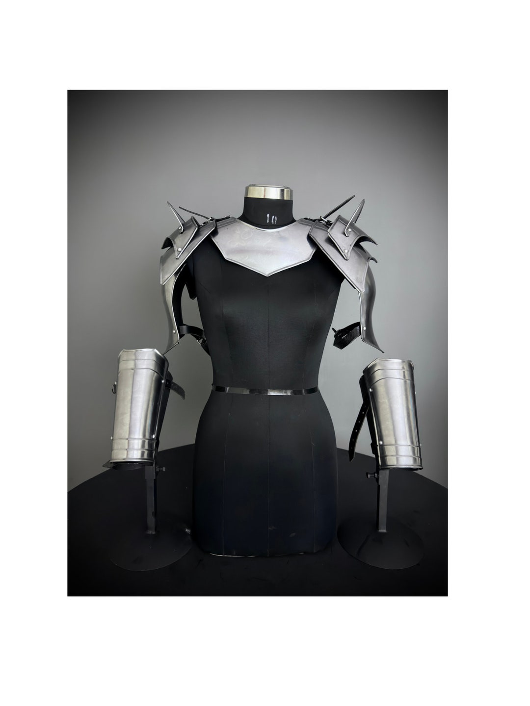 Medieval Knight Pouldron Gorget Armor, Bracers Armor, Larp Armor ...