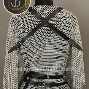 Female Knight Armor: Medieval Chainmail Costume, LARP Cosplay - Etsy