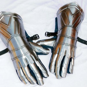 Gothic Gauntlet Armor, Gloves Armor, Fully Functional Finger, Cosplay ...