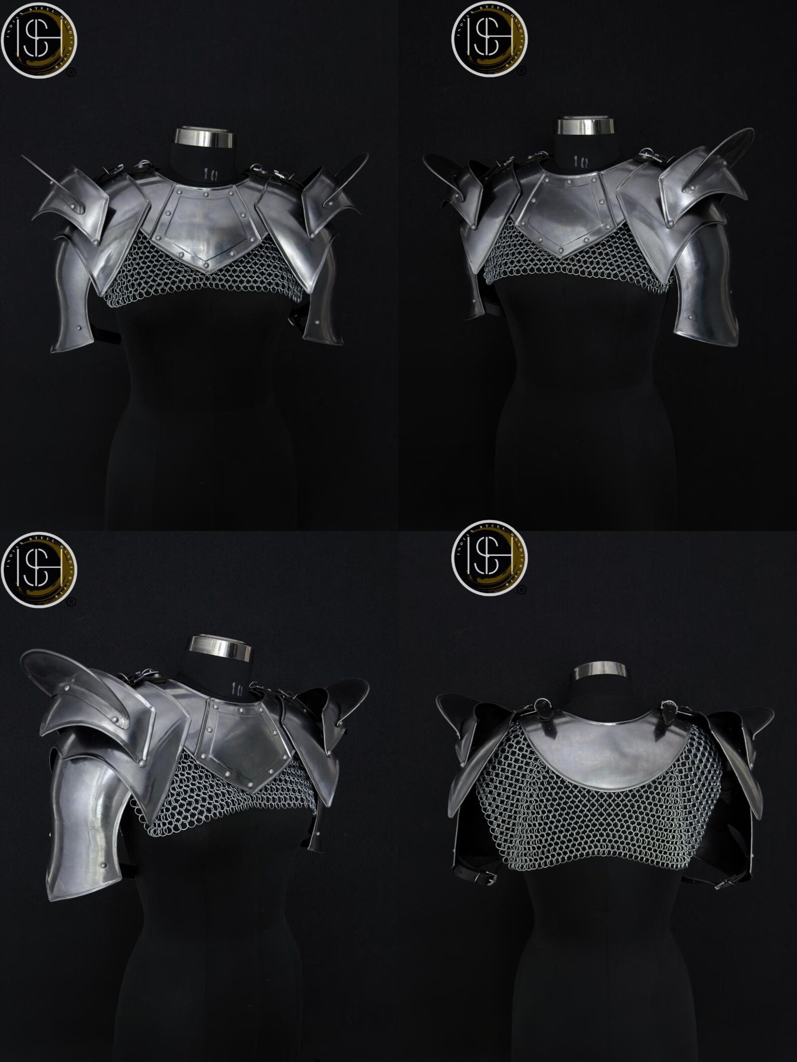 Brave Lady Knight Armor – Medieval Fantasy Costume for Cosplay & LARP ...