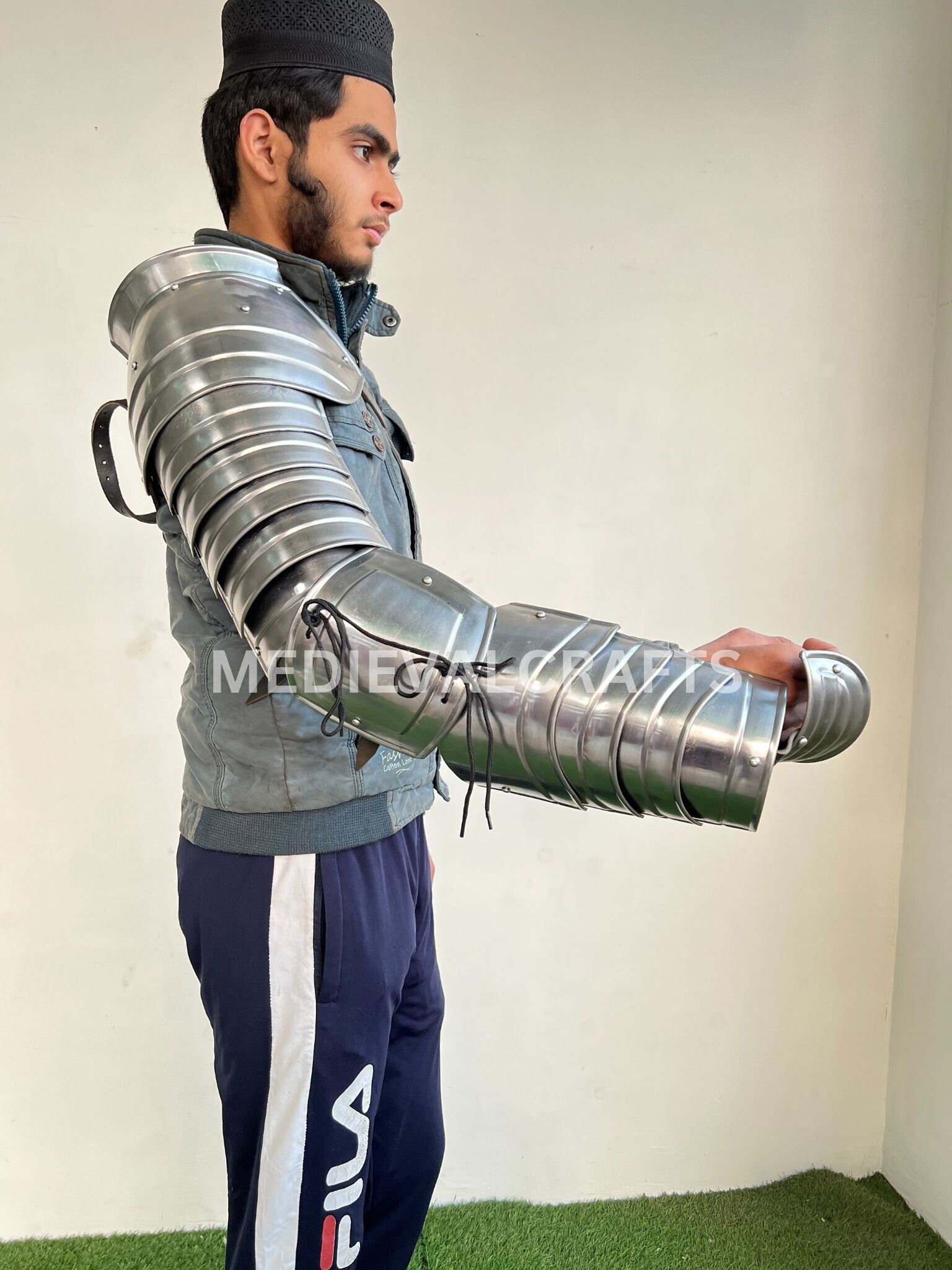 Medieval Knight Full Arm Bracer Armor Larp Armor Fantasy - Etsy