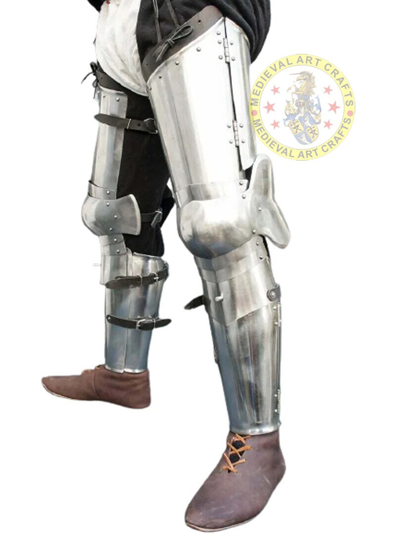 Medieval Knight Leg Guard Armor Functional Armor Cosplay - Etsy