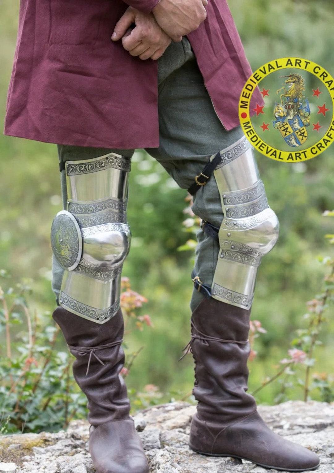 Medieval Knight Leg Armorthighs Armor Larp Armor cosplay - Etsy
