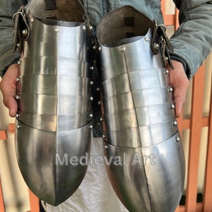 Medieval Knight Steel Sabaton Armor: SCA, LARP, Cosplay - Etsy
