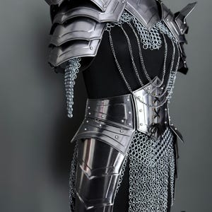 Women's Medieval Knight Armor: Steel Cuirass With Chainmail - LARP ...