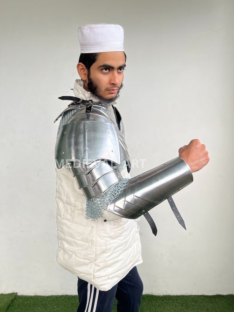 Medieval Gothic Pouldron Bracer Armor Metal Shoulder - Etsy