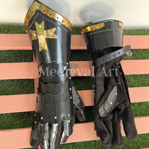 Medieval Knight Gauntlet, Larp Armor, Antique Gloves, Armor, Cospaly ...