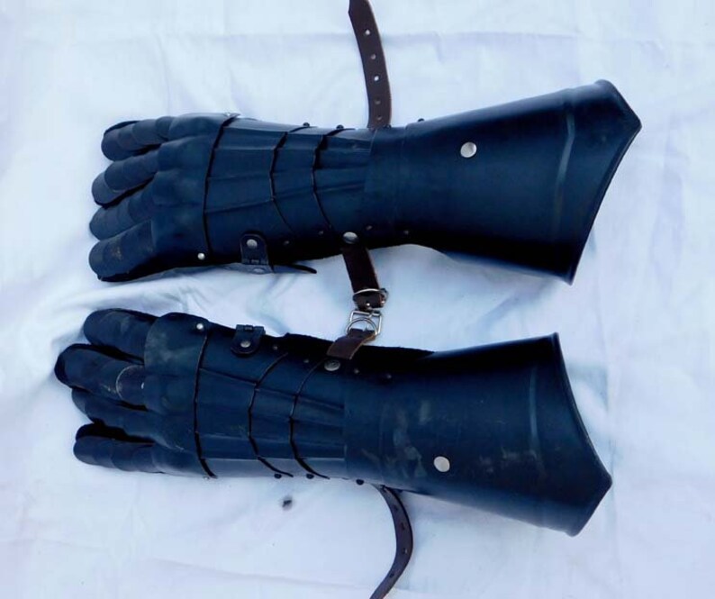 Knight Gauntlet Armor Antique Gloves Functional Finger | Etsy