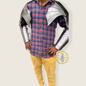 Medieval Gothic Pouldron&bracer Armor, Metal Shoulder, Cosplay Armor ...