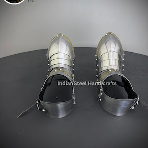 Medieval Knight Sabaton, Foot Armor Guard, Larp Wearable Armor, Cosplay ...