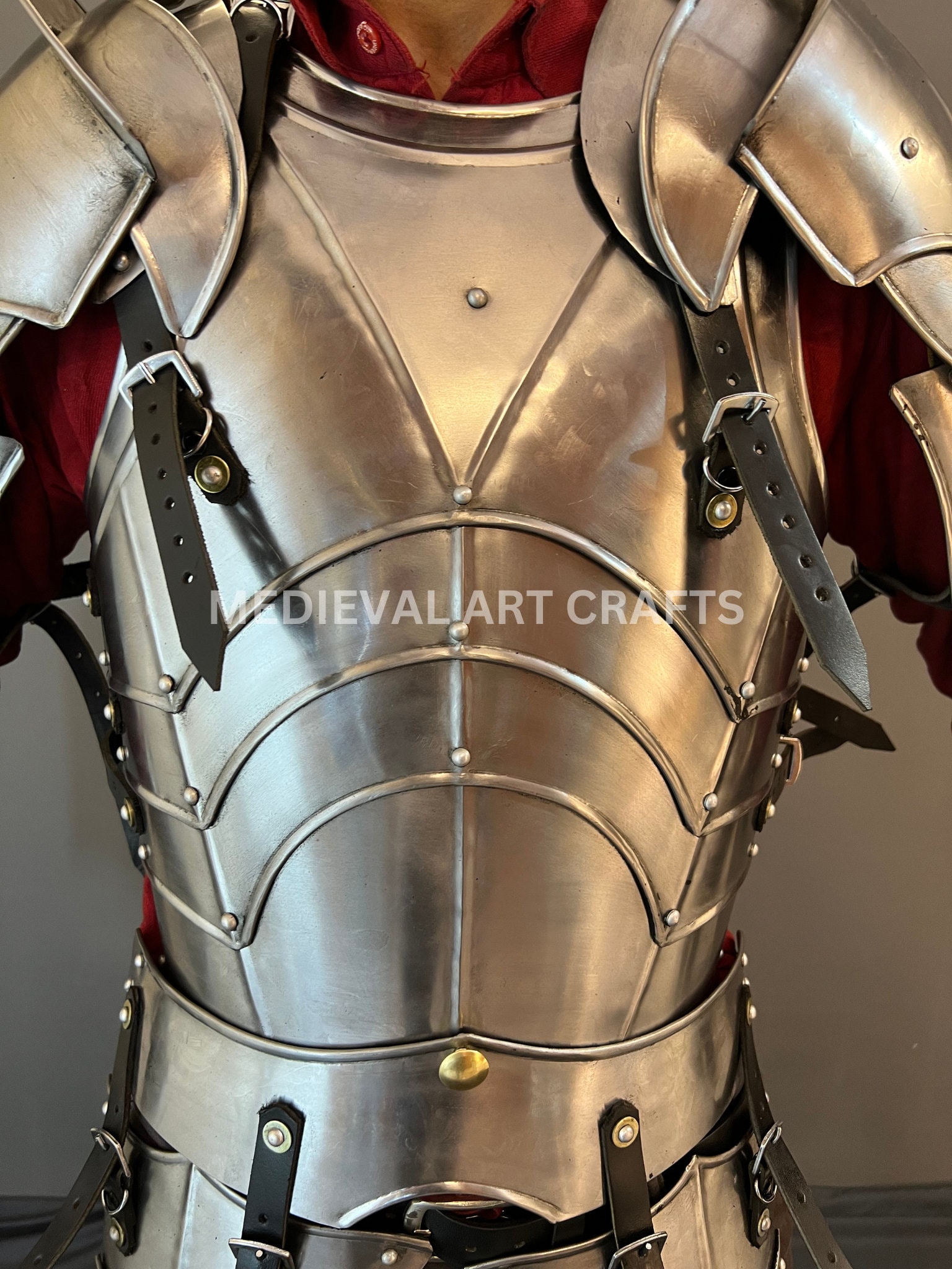 Medieval Knight Armor: Functional Steel LARP SCA Cosplay Costume - Etsy