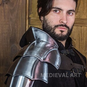 Medieval Knight Pauldron, Warrior Armour, Sca PAULDRON, LARP, Cosplay ...