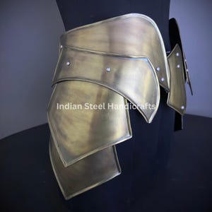 Medieval Knight Lady Armor, Female Larp Armor Costume, Belt Armor ...