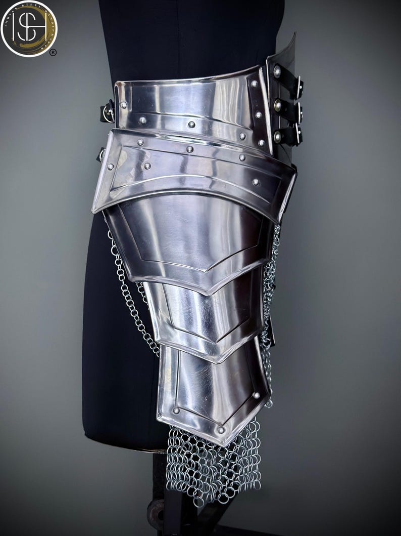 Brave Lady Armor Set: Medieval Corset & Chainmail Skirt - Cosplay LARP ...