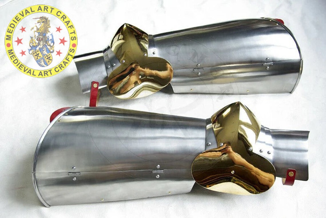Medieval Knight Leg Guard Armor Sabatone Armor Larp Armor - Etsy