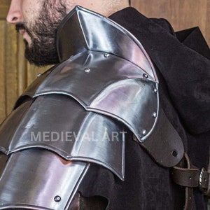 Medieval Knight Pauldron, Warrior Armour, Sca PAULDRON, LARP, Cosplay ...