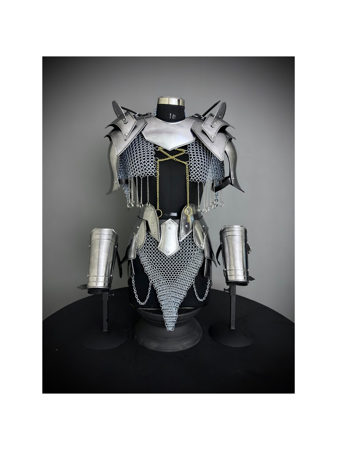 Medieval Knight Armor, Brave Lady Armor,chainmail Armor, Cosplay Armor ...