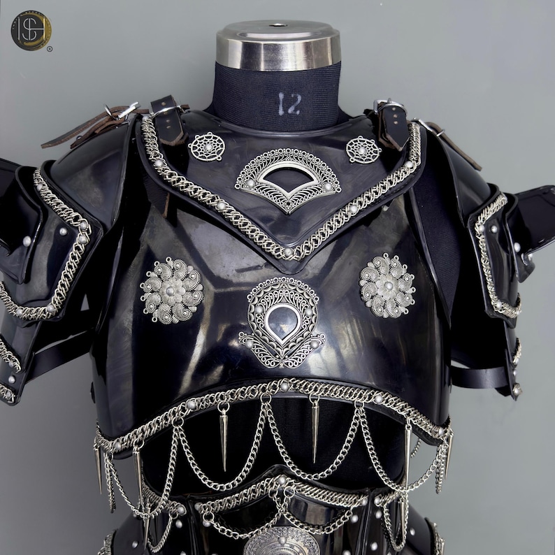 Medieval Knight Armor Set With Chainmail Skirt | Full Steel Gothic ...