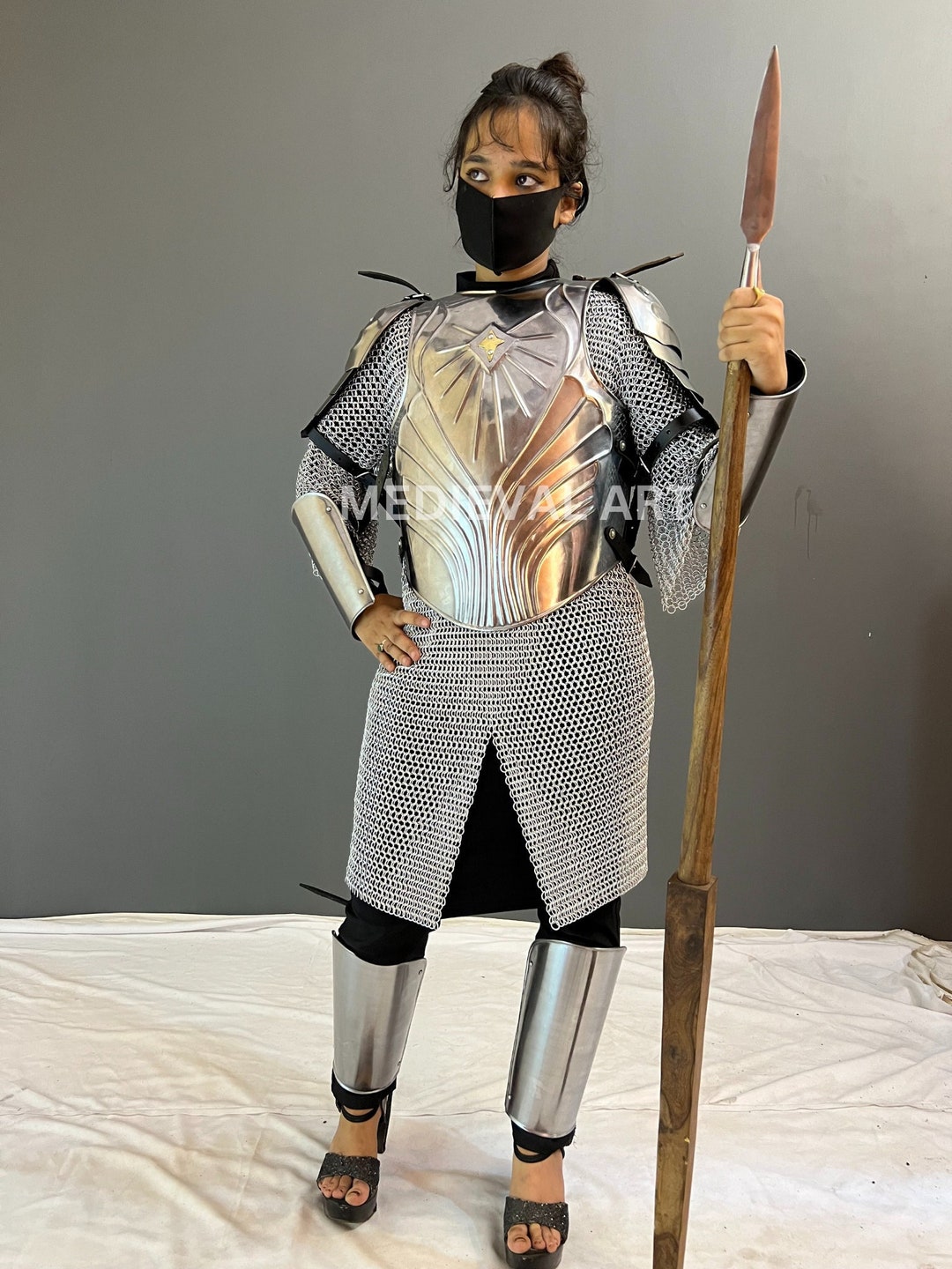 Ring of Power Armor, Brave Lady Armor Costume, Cosplay, LARP Armor ...